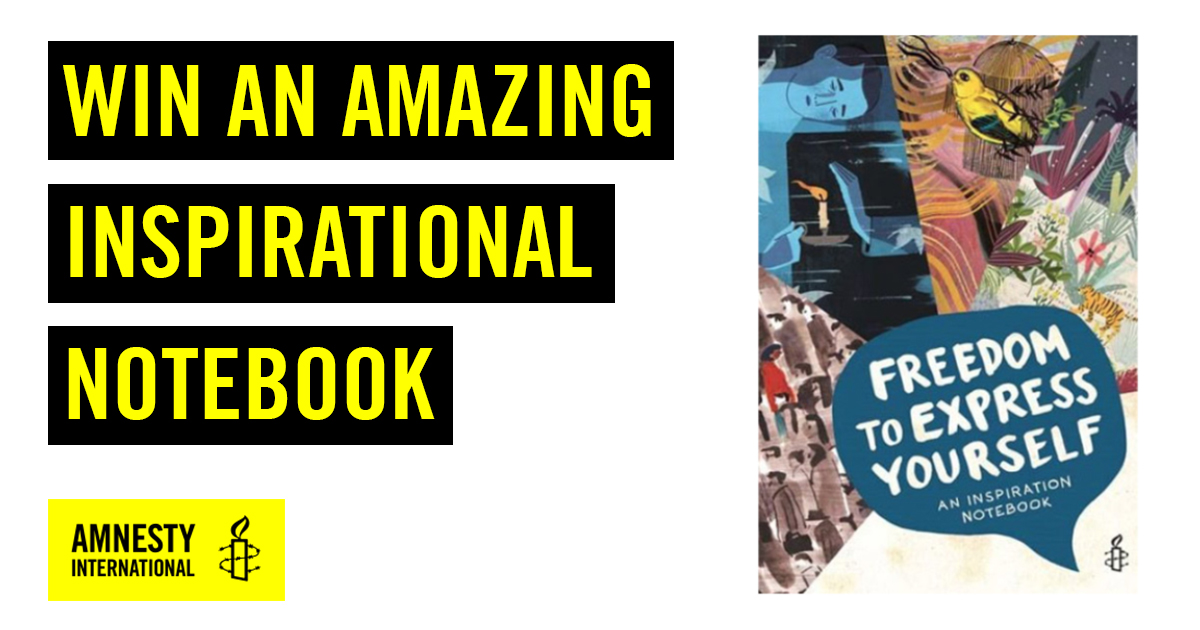 'Freedom to Express Yourself' - an inspirational notebook