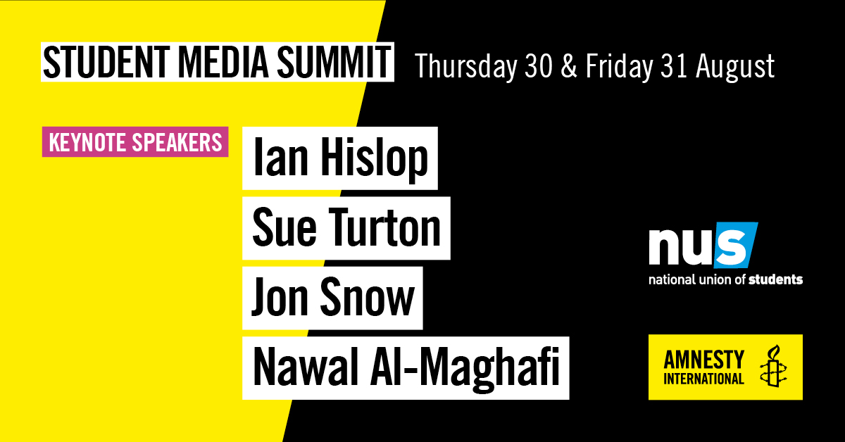 Student Media Summit: Ian Hislop, Jon Snow, Sue Turton and Nawal Al ...