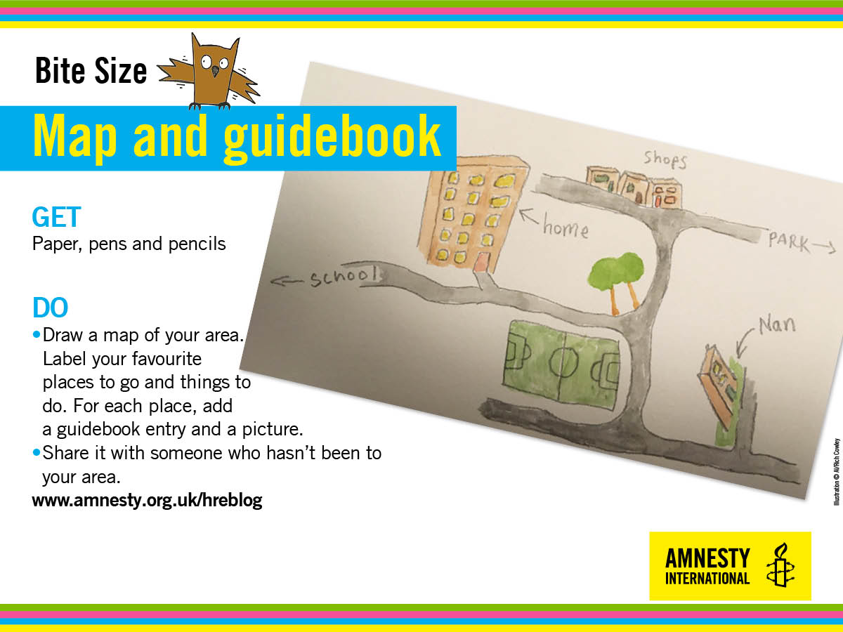 Map and Guidebook - Bite Size Activity