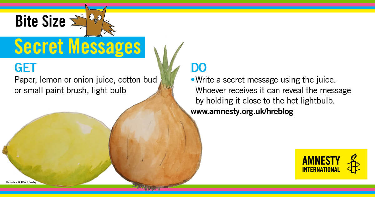 Secret Messages - Bite Size Activity