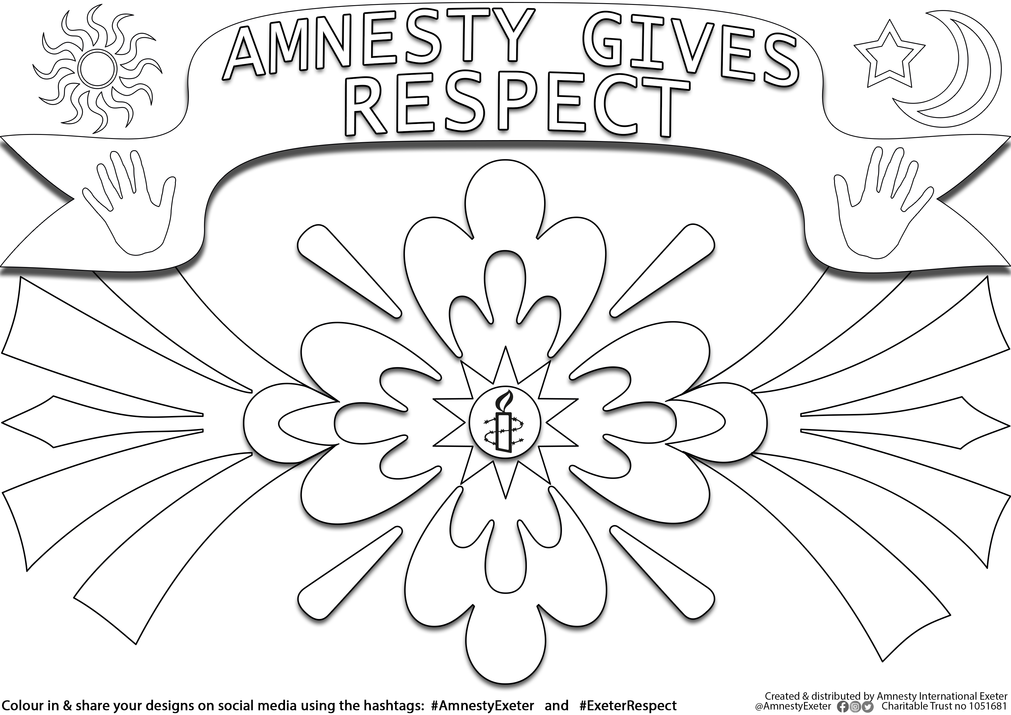 Respect Festival Colouring Page | Exeter | 15 May 2020 | Amnesty ...