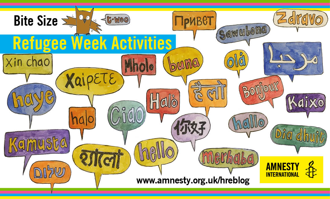 Refugee Week at home - Bitesize activities for 7-11 year olds ...