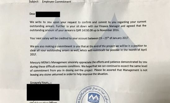 Qatar: migrant workers unpaid for months by company linked to World Cup ...