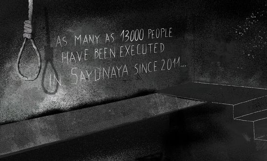 Syria: 13,000 secretly hanged in Saydnaya military prison - shocking ...